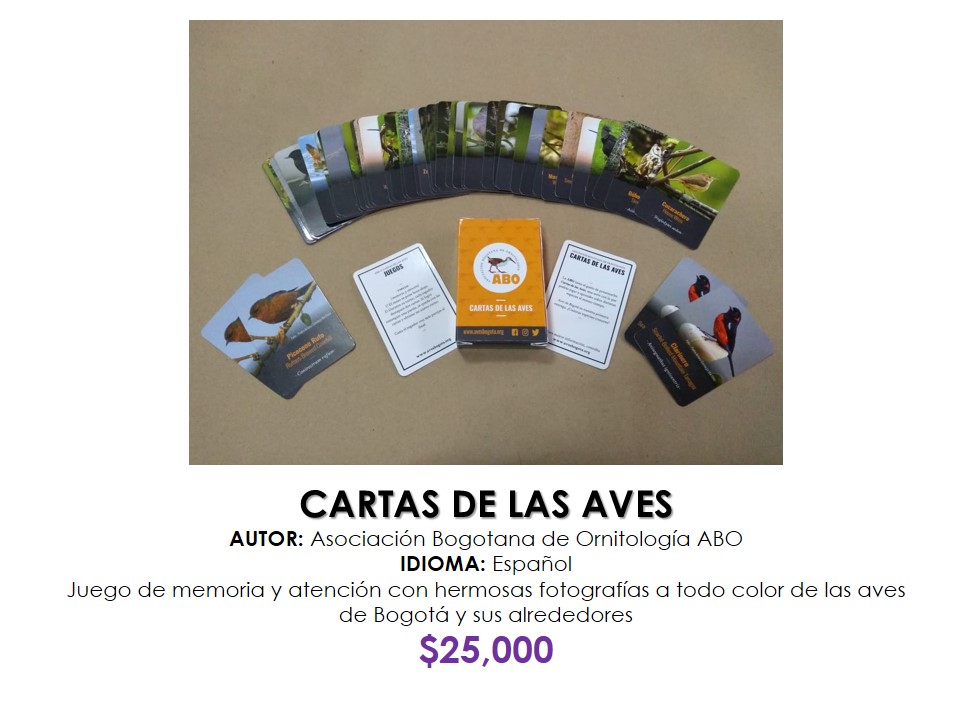 Cartas de aves - Asociación Colombiana de Ornitología